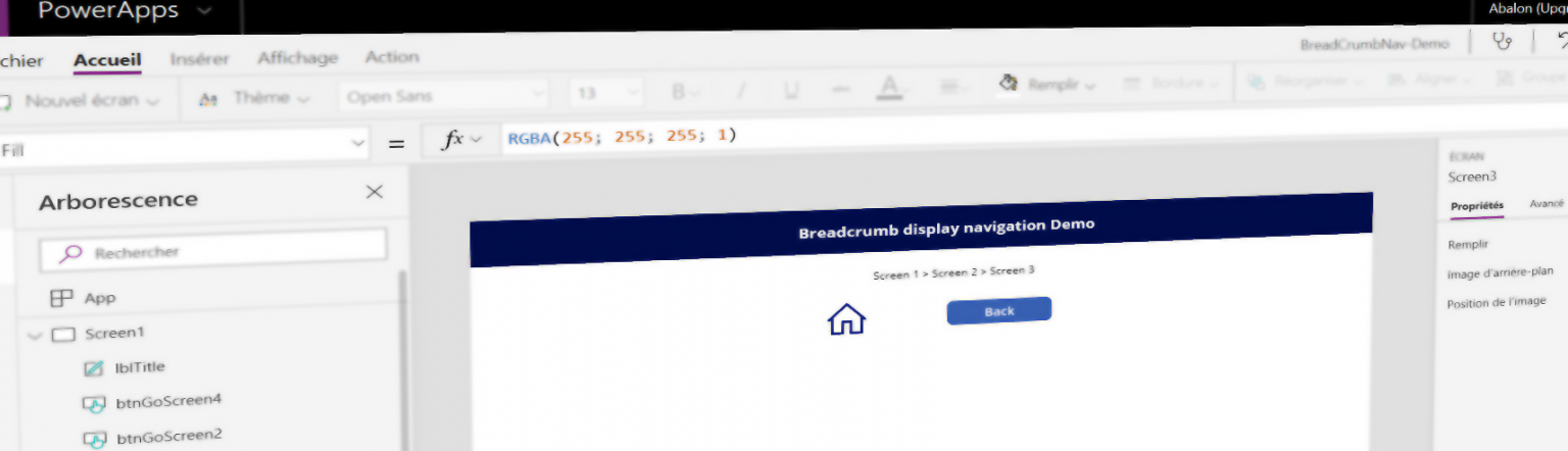 Powerapps – Display a dynamic breadcrumb navigation – Ludovic Perrichon