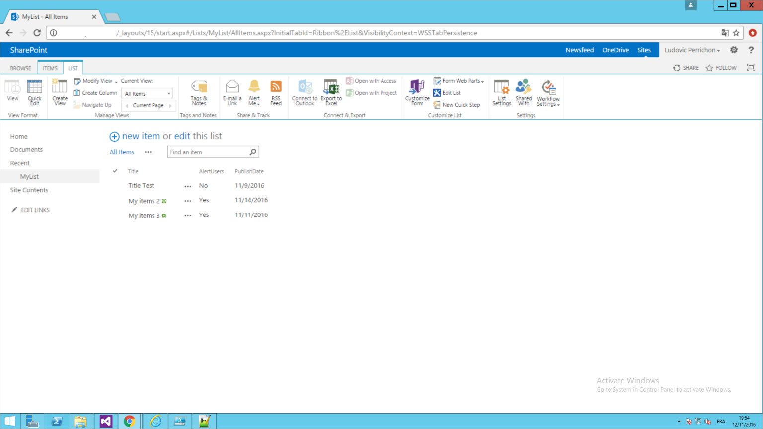 Alert template from scratch – Ludovic Perrichon