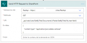 SharePoint REST API call with PowerAutomate – Ludovic Perrichon
