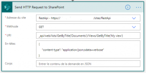SharePoint REST API call with PowerAutomate – Ludovic Perrichon