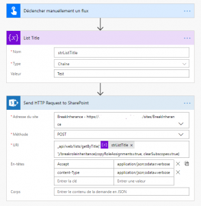 Power Automate : Break inheritance and manage roles on List or Library – Ludovic Perrichon
