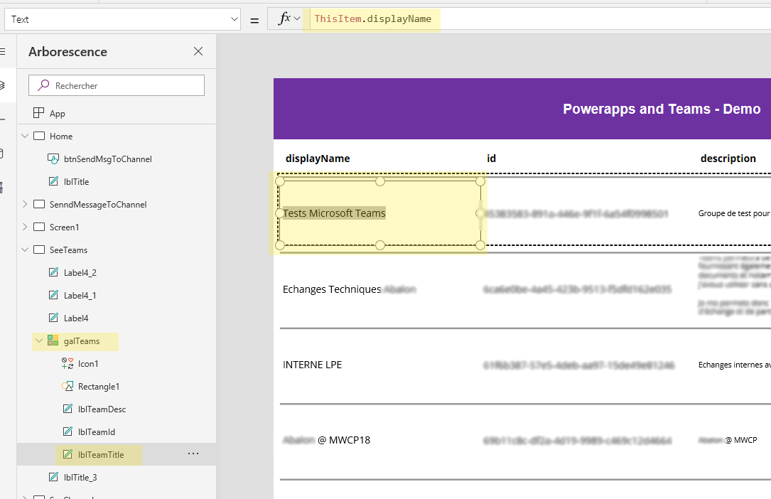 Power Apps: How to interact with teams – Ludovic Perrichon