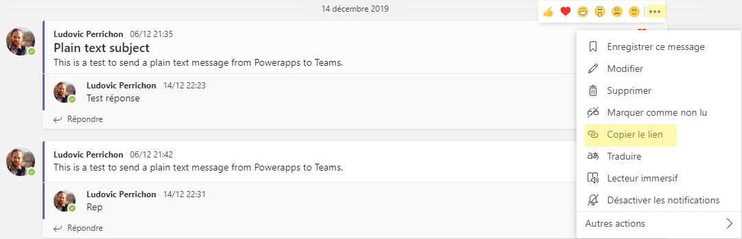Power Apps: How to interact with teams – Ludovic Perrichon