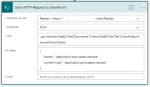 SharePoint REST API call with PowerAutomate – Ludovic Perrichon
